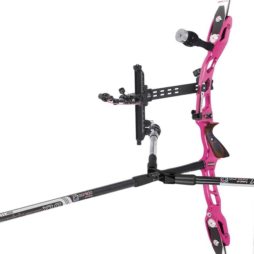 Miracle 10 ILF Target Recurve Bow Kit Pink — ArcheryKart