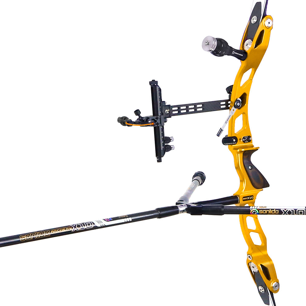 Miracle 10 ILF Target Recurve Bow Kit Gold — ArcheryKart