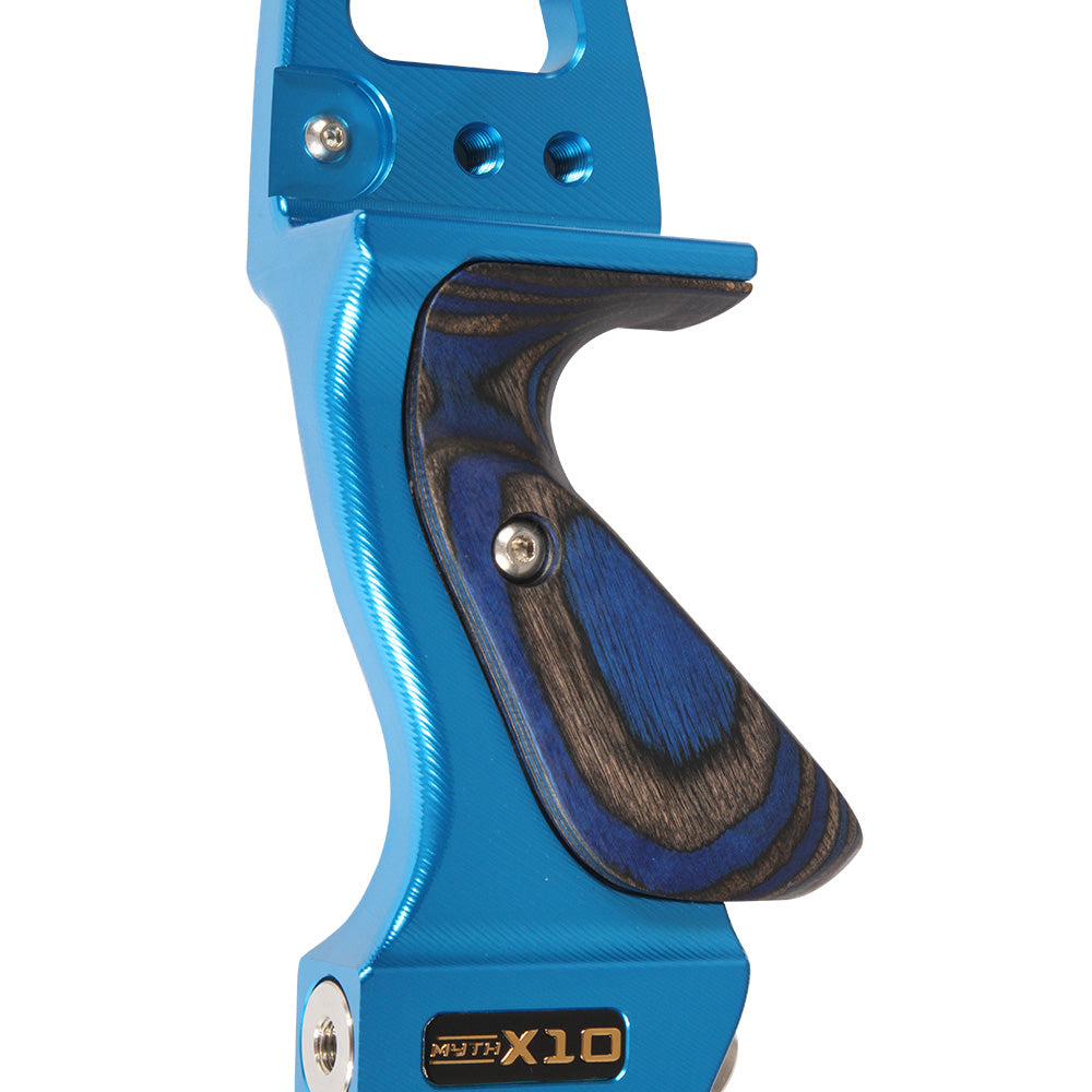 Myth 10 ILF Target Recurve Bow Riser Light Blue — ArcheryKart