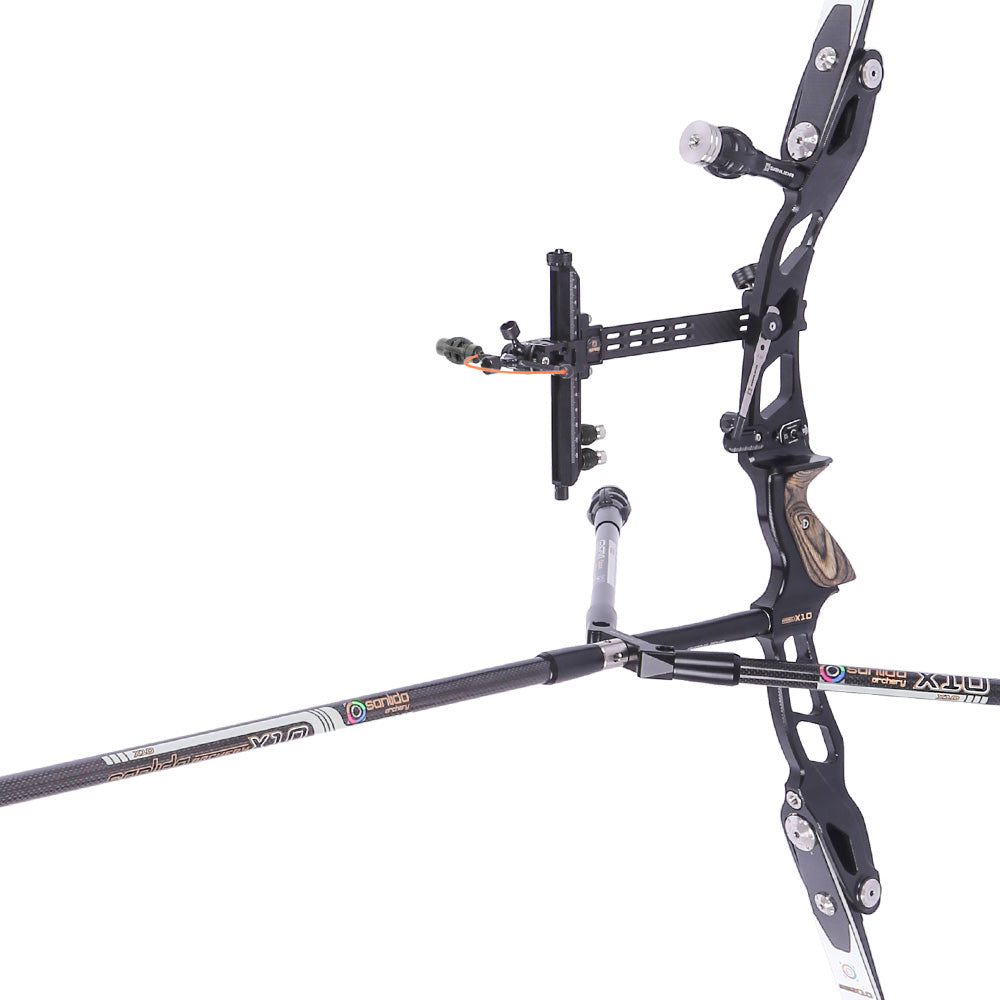 Miracle 10 ILF Target Recurve Bow Kit Black — ArcheryKart